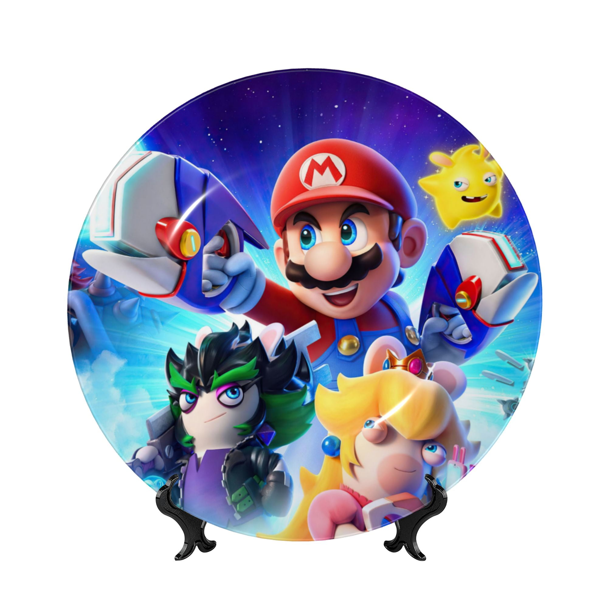 Cartoon Super Mario Bone China Decorative Plate Ceramic Decorative ...