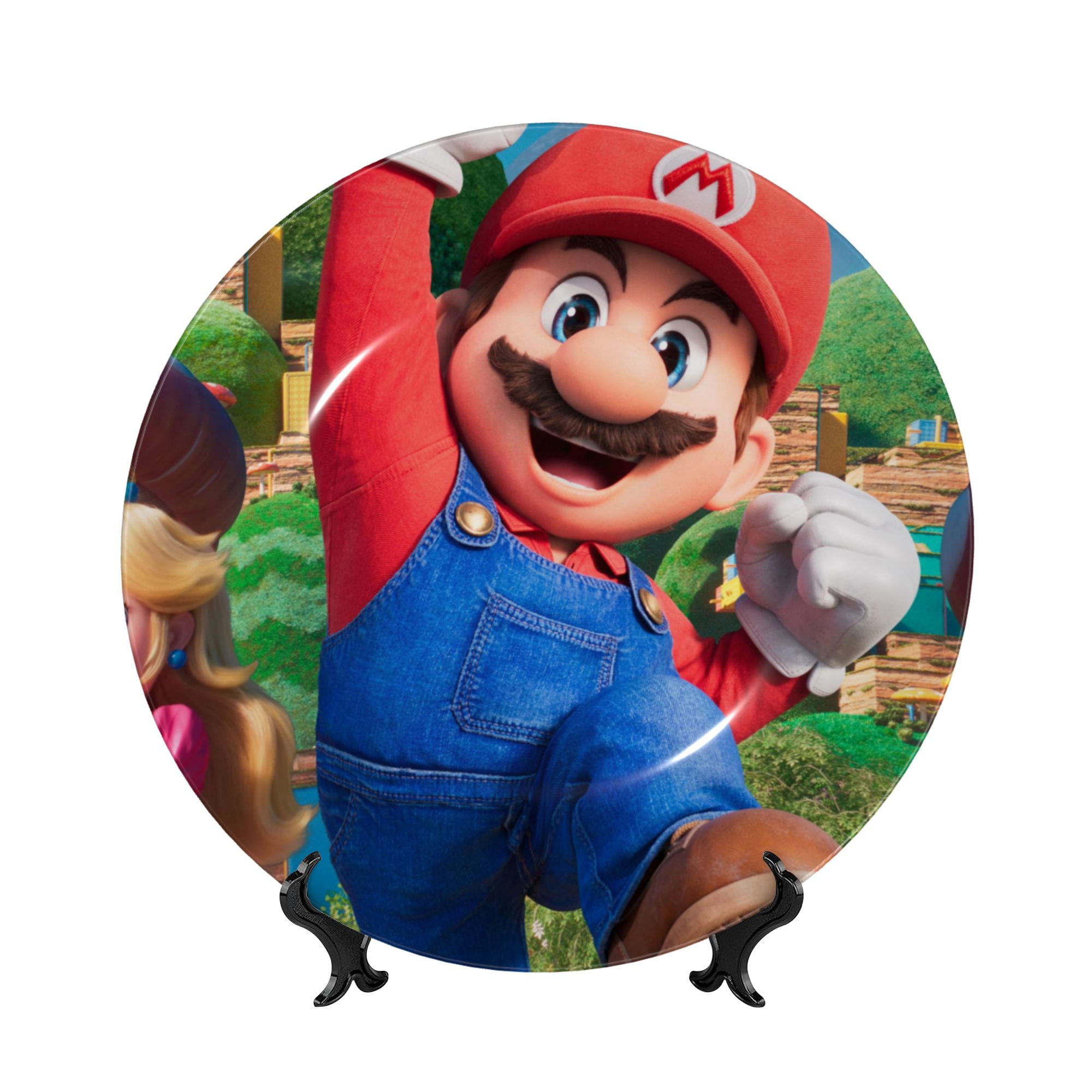 Cartoon Super Mario Bone China Decorative Plate Ceramic Decorative ...