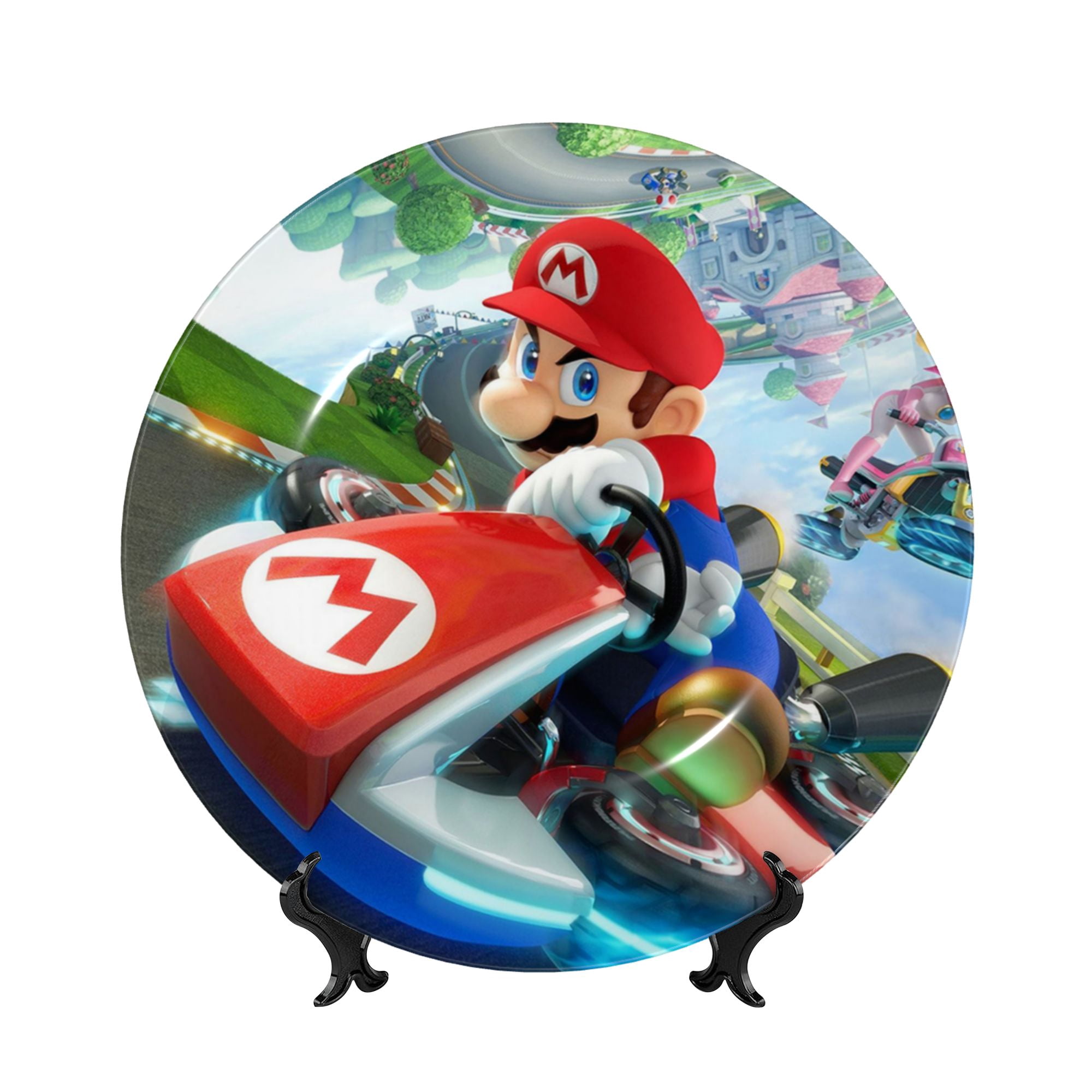 Cartoon Super Mario Bone China Decorative Plate Ceramic Decorative ...