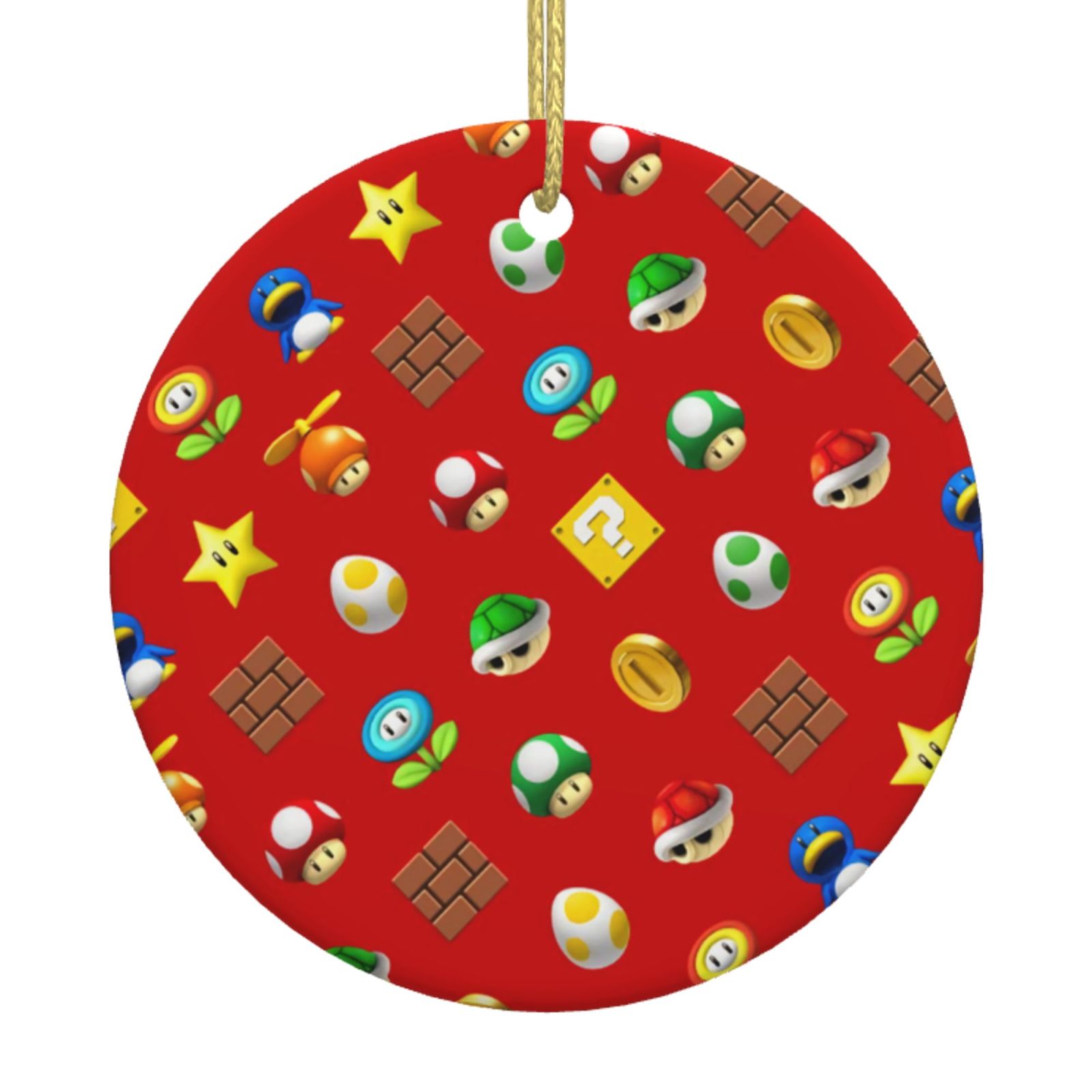 Cartoon Super-Mario Christmas Ornament 2026,Ornaments for Christmas ...