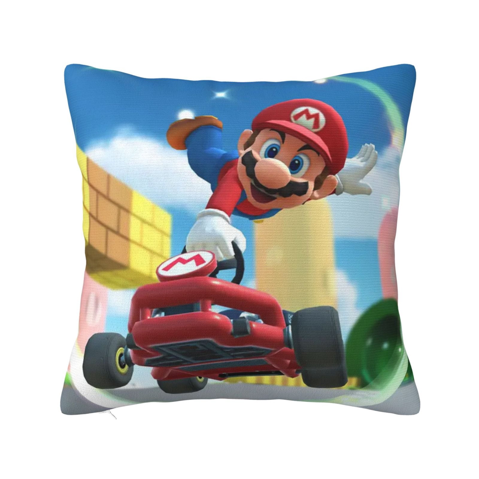 Cartoon Super Mario Decorative Throw Pillow Covers Cute Cartoon Game ...