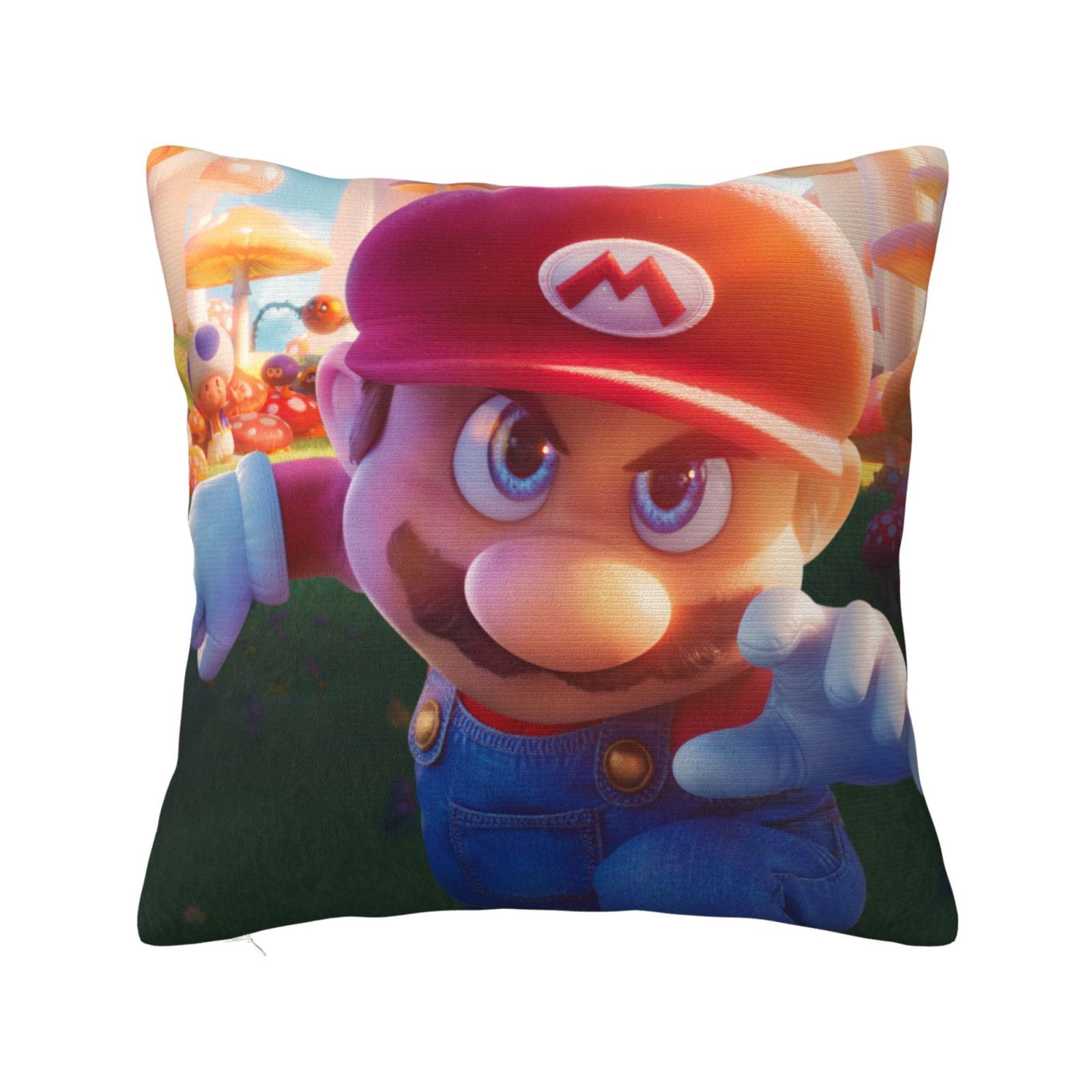 Cartoon Super Mario Decorative Throw Pillow Covers Cute Cartoon Game ...