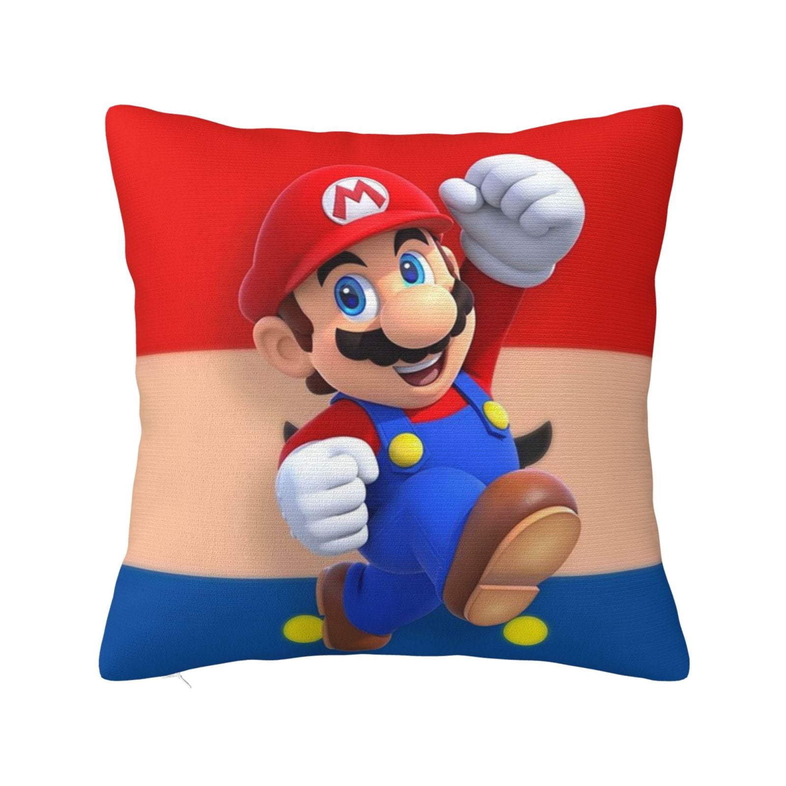 Cartoon Super Mario Decorative Throw Pillow Covers Cute Cartoon Game ...