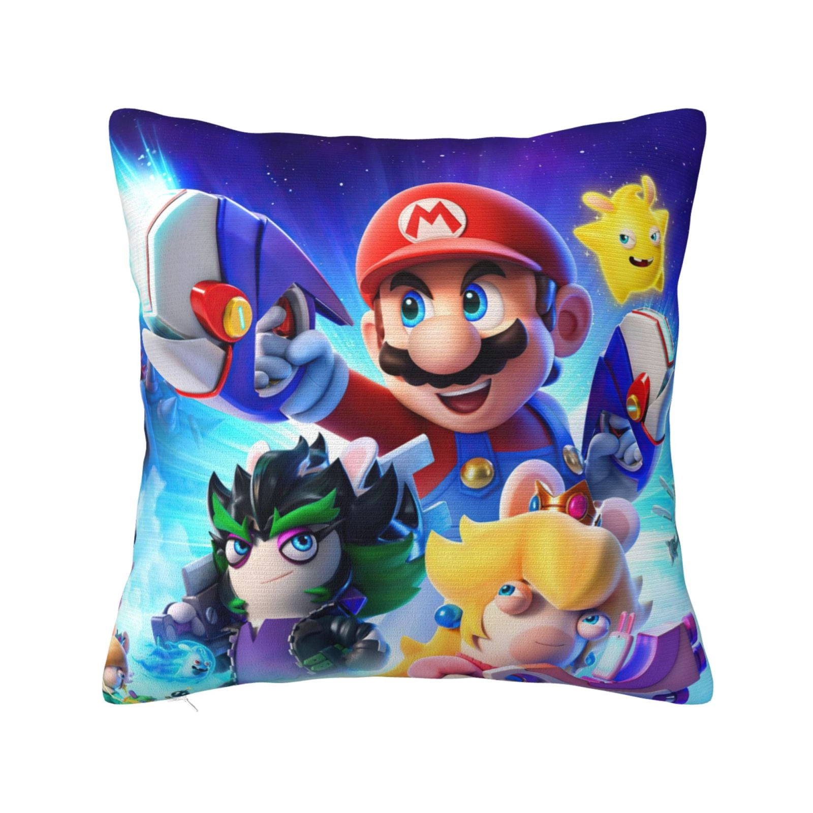 Cartoon Super Mario Decorative Throw Pillow Covers Cute Cartoon Game ...