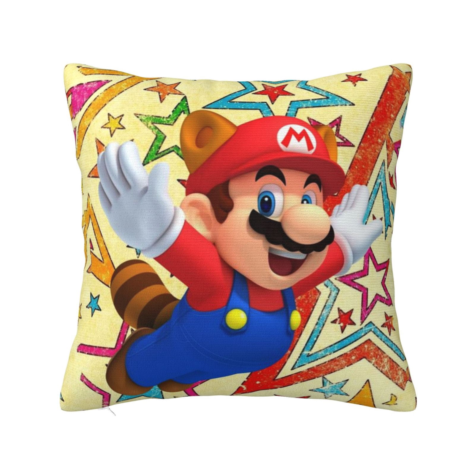 Cartoon Super Mario Decorative Throw Pillow Covers Cute Cartoon Game ...