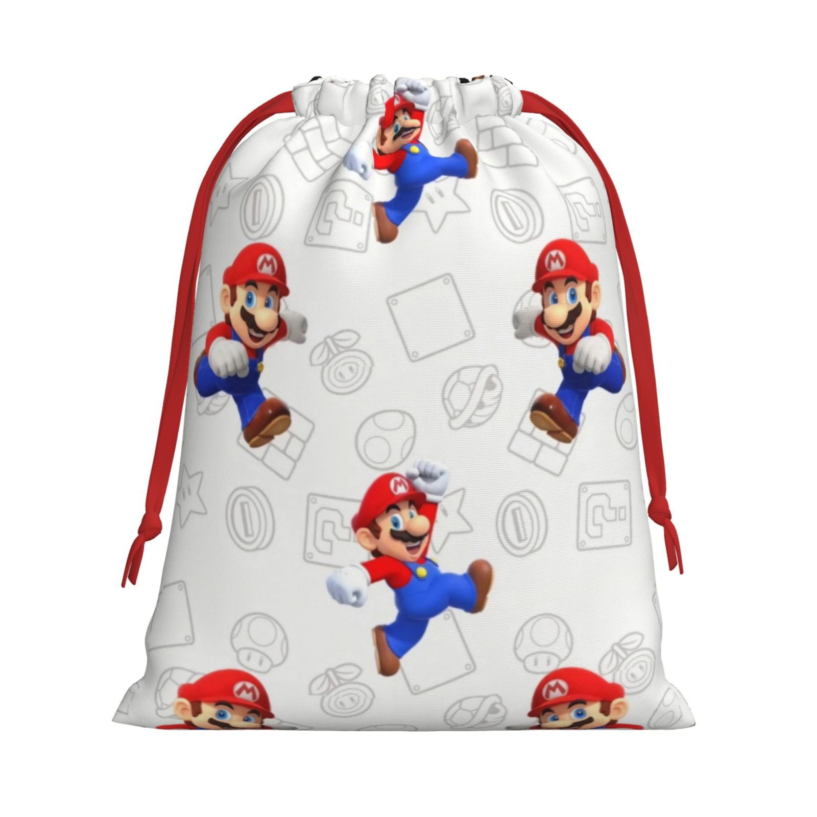 Cartoon Super-Mario Gift Bags,Christmas Gift Bags,Drawstring Christmas ...