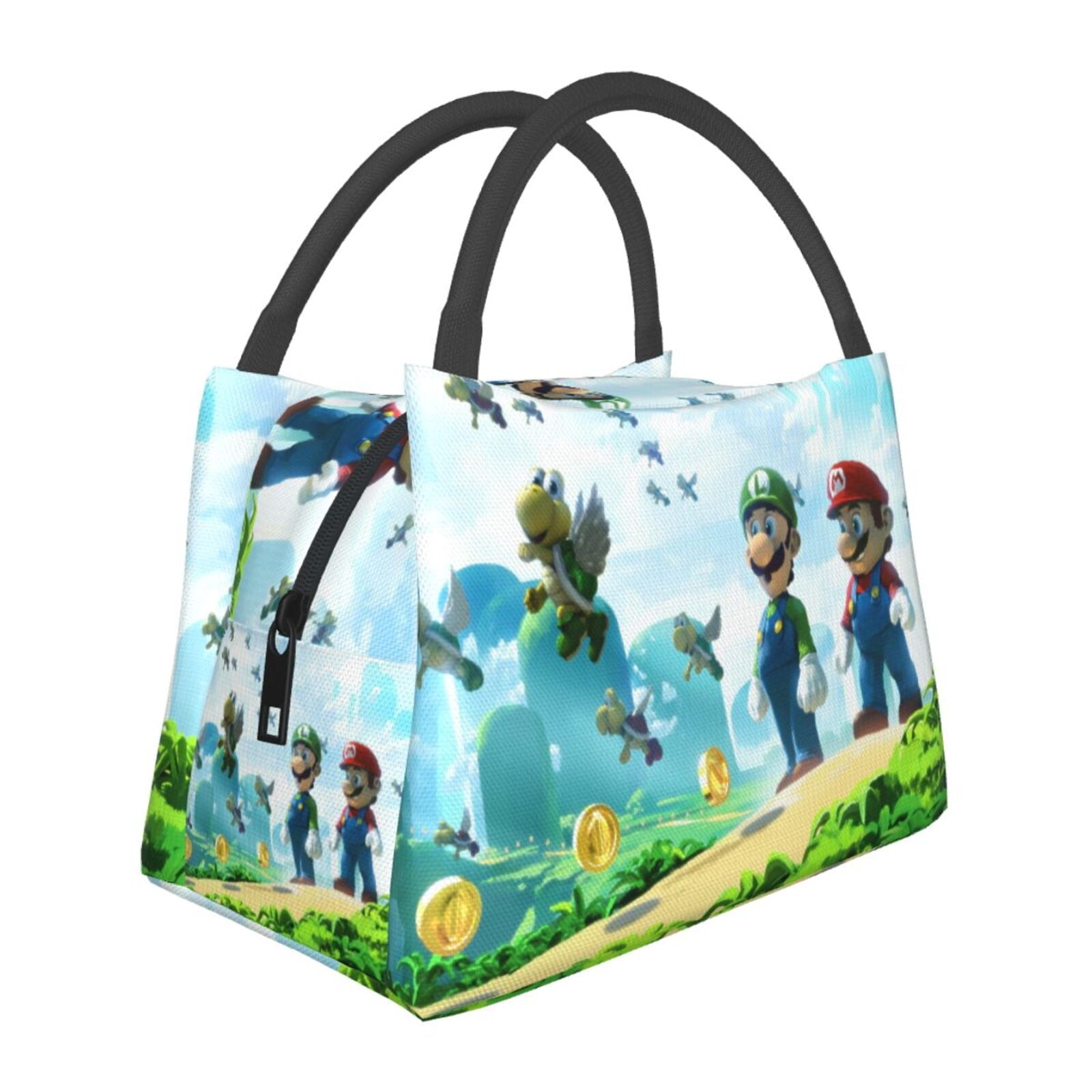 Cartoon Super Mario Luigi Portable Lunch Bags,Thermal Insulation Bento ...