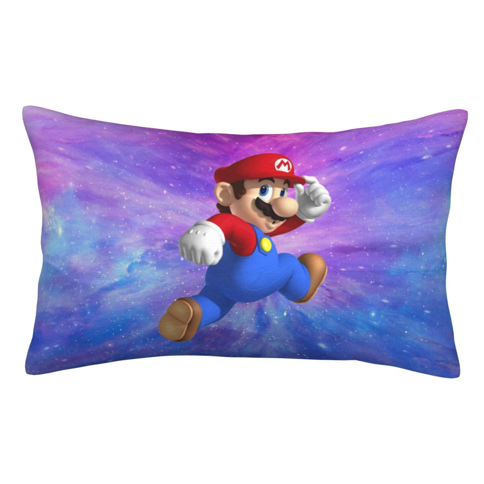 Cartoon Super Mario Pillowcase Decor Cushion Pillow Covers With Hidden ...