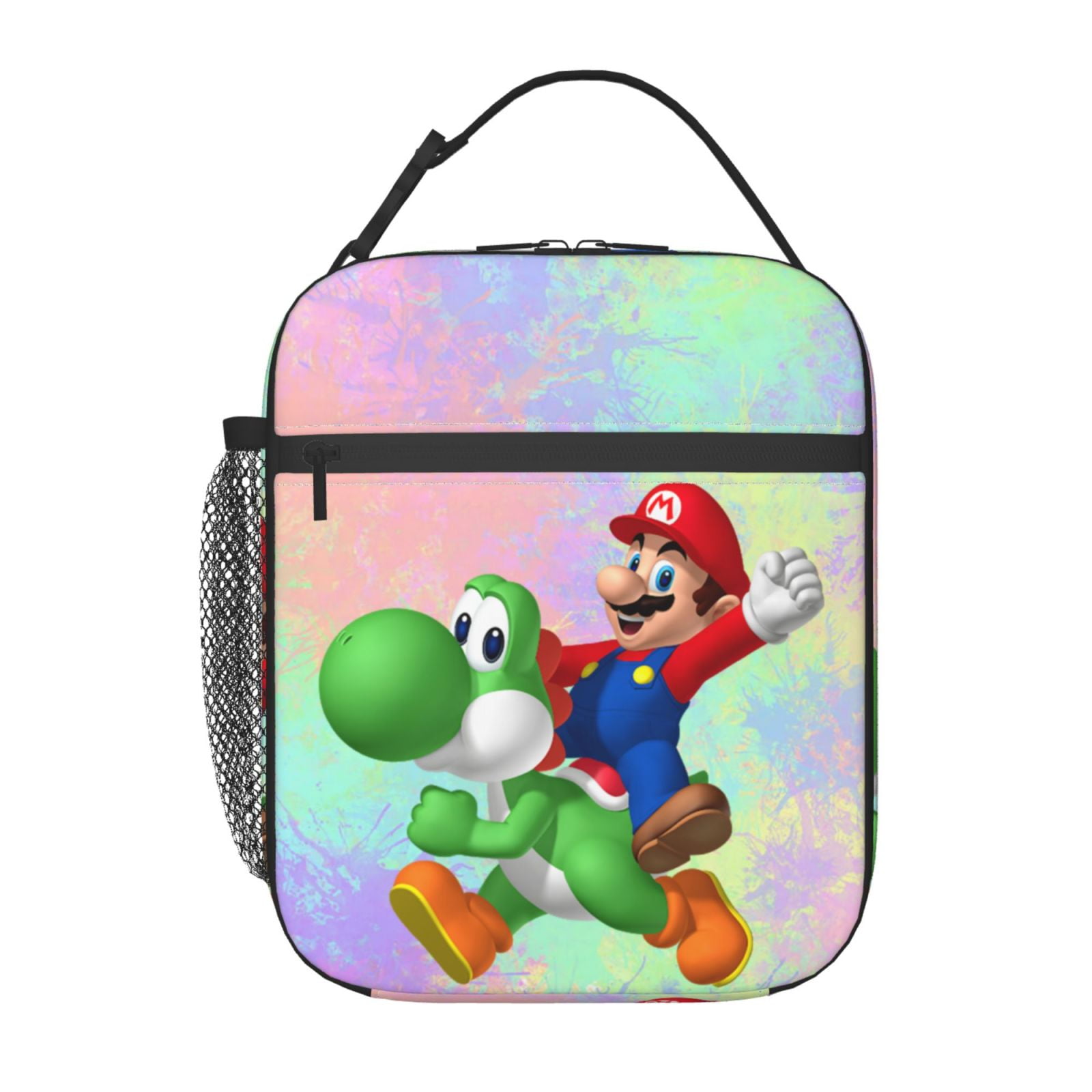 Cartoon Super Mario Portable Insulated Lunch Bag Tote Bento Bag Cooler ...