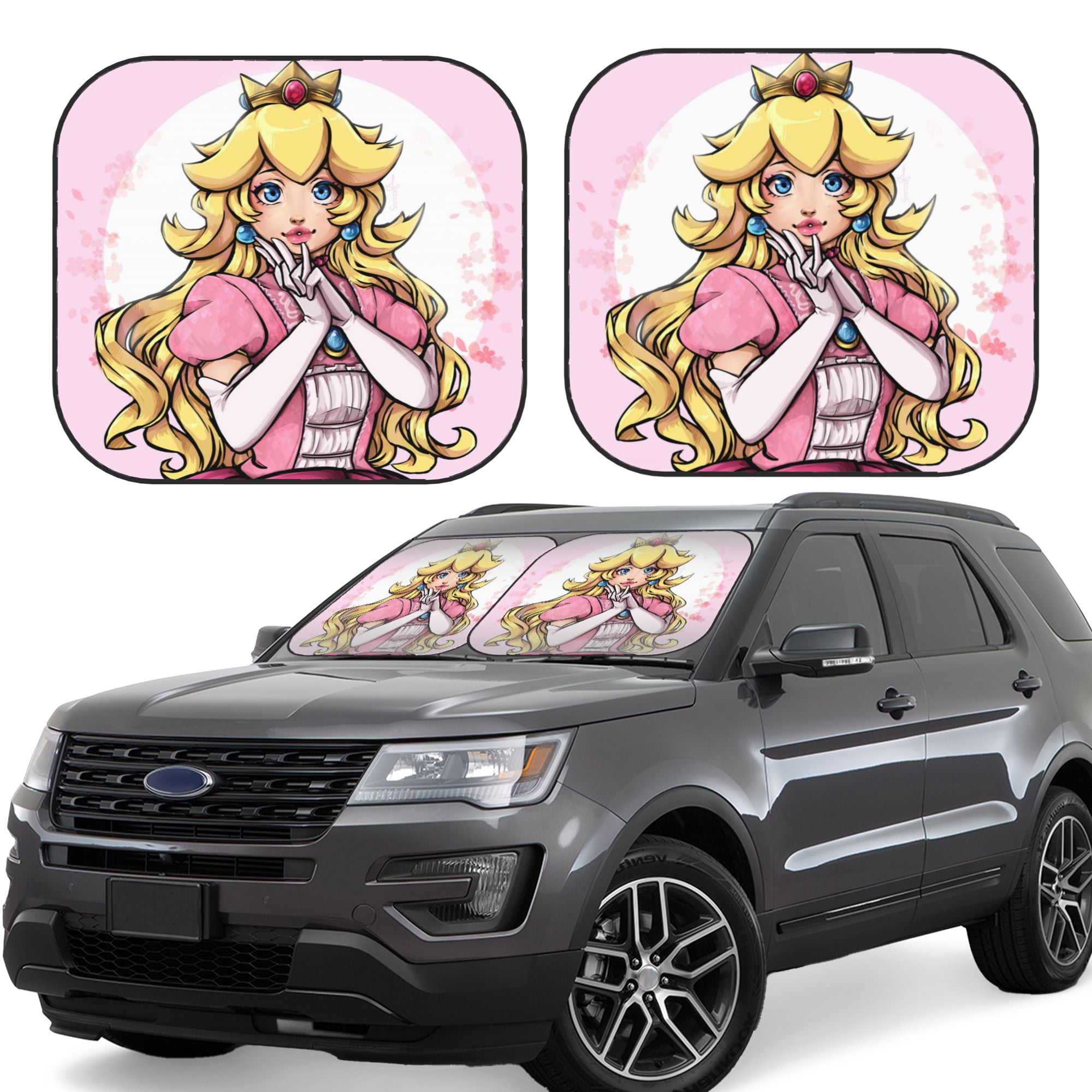 Cartoon Super Mario Windshield Sunshade for Car Truck & SUV - Folding ...