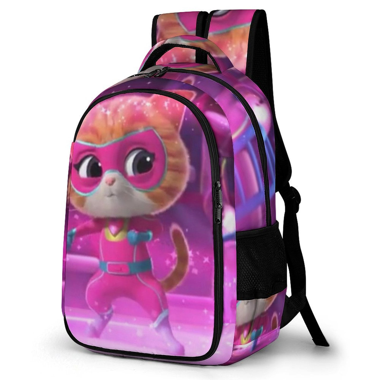 Cartoon Superkitties Backpack Daypack Student Schoolbag Large Capacity Bookbag Satchel ...