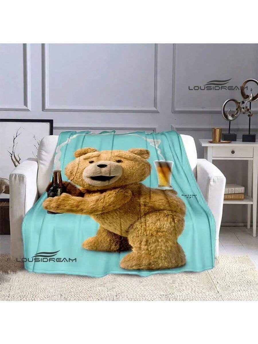 Cartoon Sushi Sherpa Plush Blanket Japanese Sashimi Pattern Fleece ...