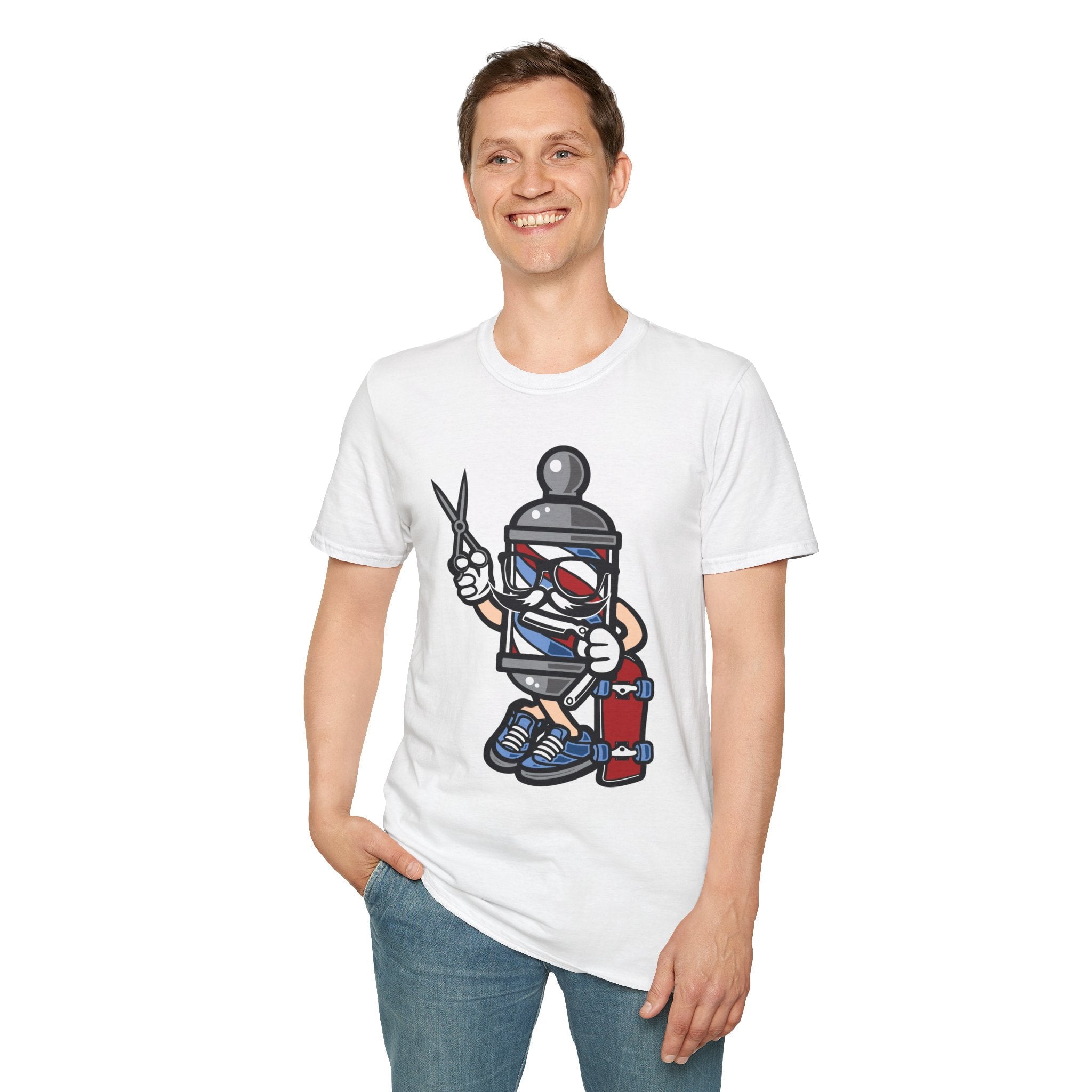 Cartoon Animation T Shirt Unisex Funny Tee Cotton Gildan Softstyle ...