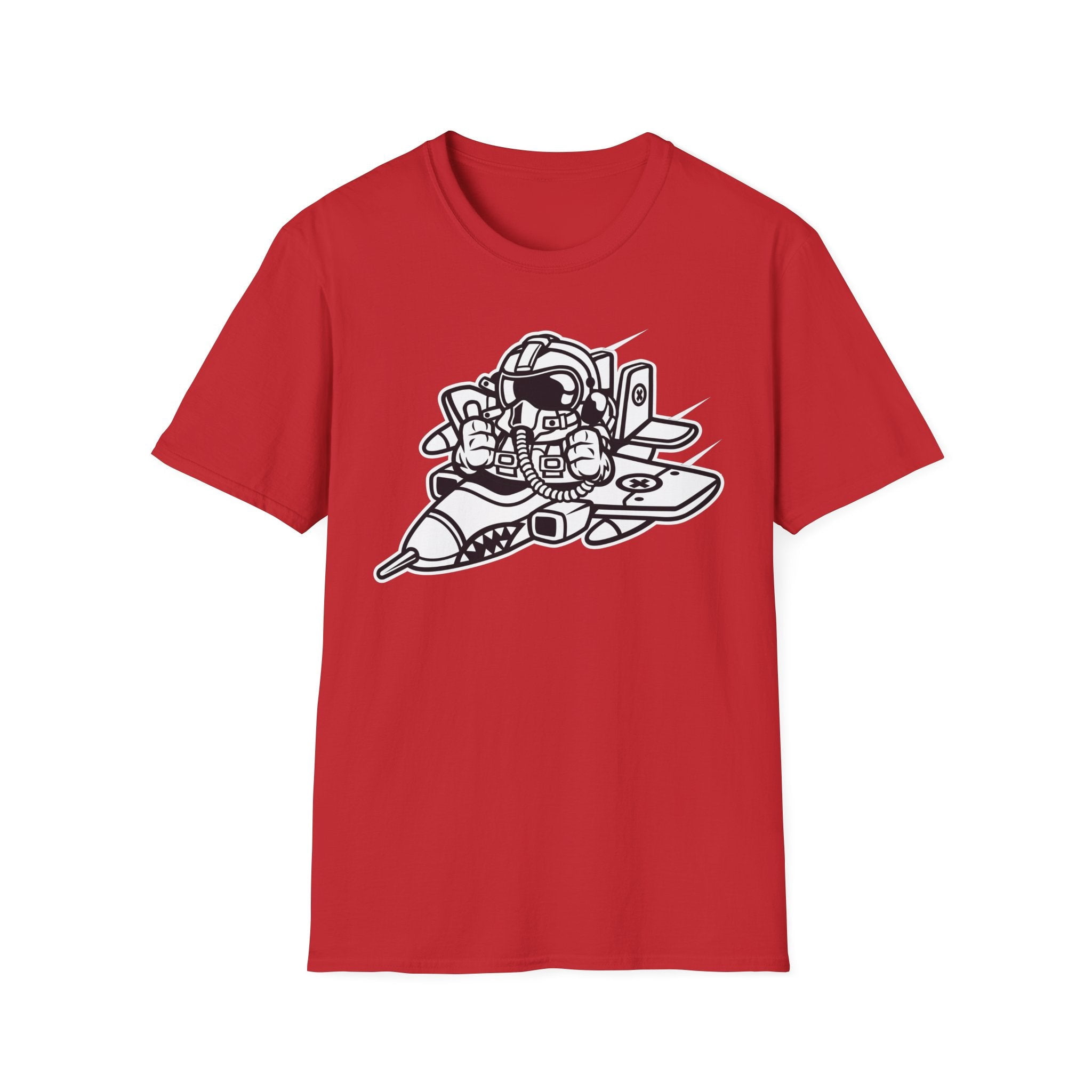 Unisex Cotton T-Shirt with Cartoon Graphic Design - Walmart.com