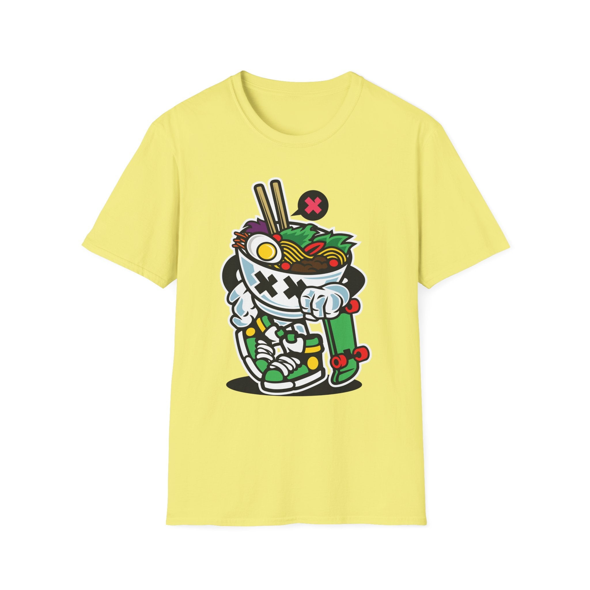Unisex Cotton T-Shirt with Cartoon Graphic Design - Walmart.com