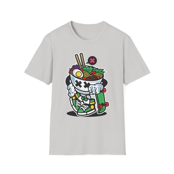 Unisex Cotton T-Shirt with Cartoon Graphic Design - Walmart.com