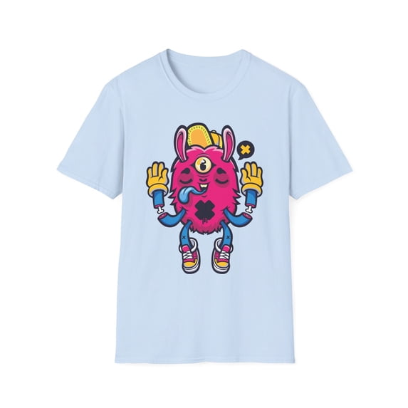 Cartoon T Shirt Animation T Shirt Funny Tee Unisex Softstyle 64000 ...