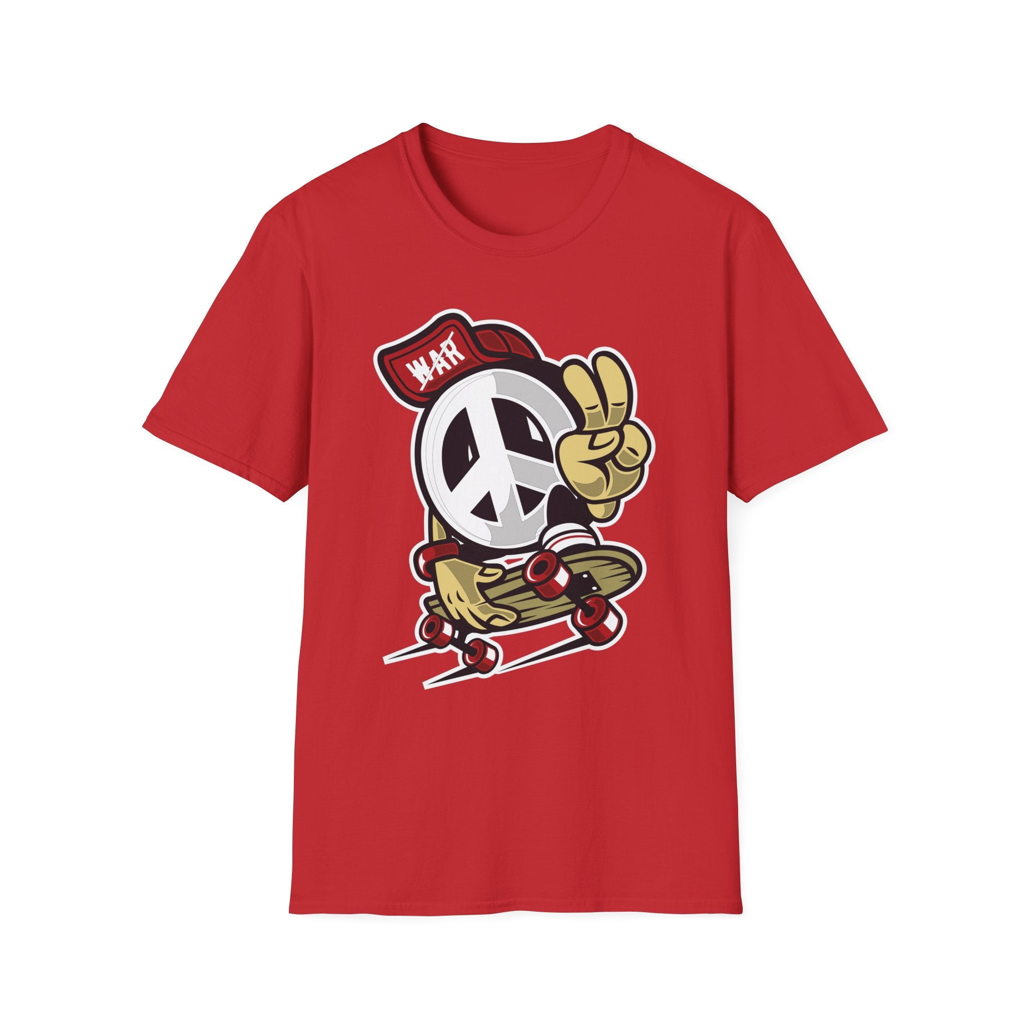 Unisex Cotton T-Shirt with Cartoon Graphic Design - Walmart.com