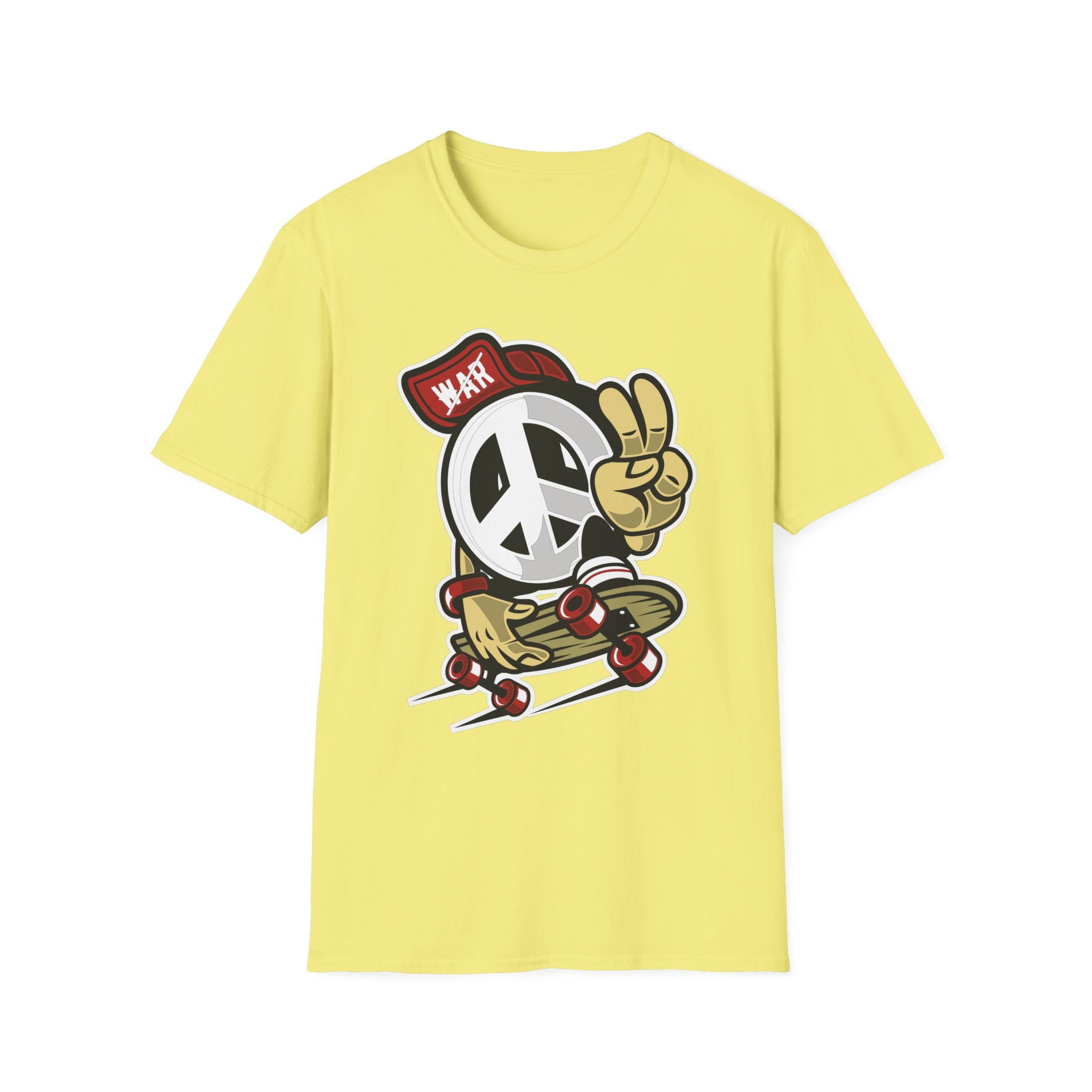 Unisex Cotton T-Shirt with Cartoon Graphic Design - Walmart.com