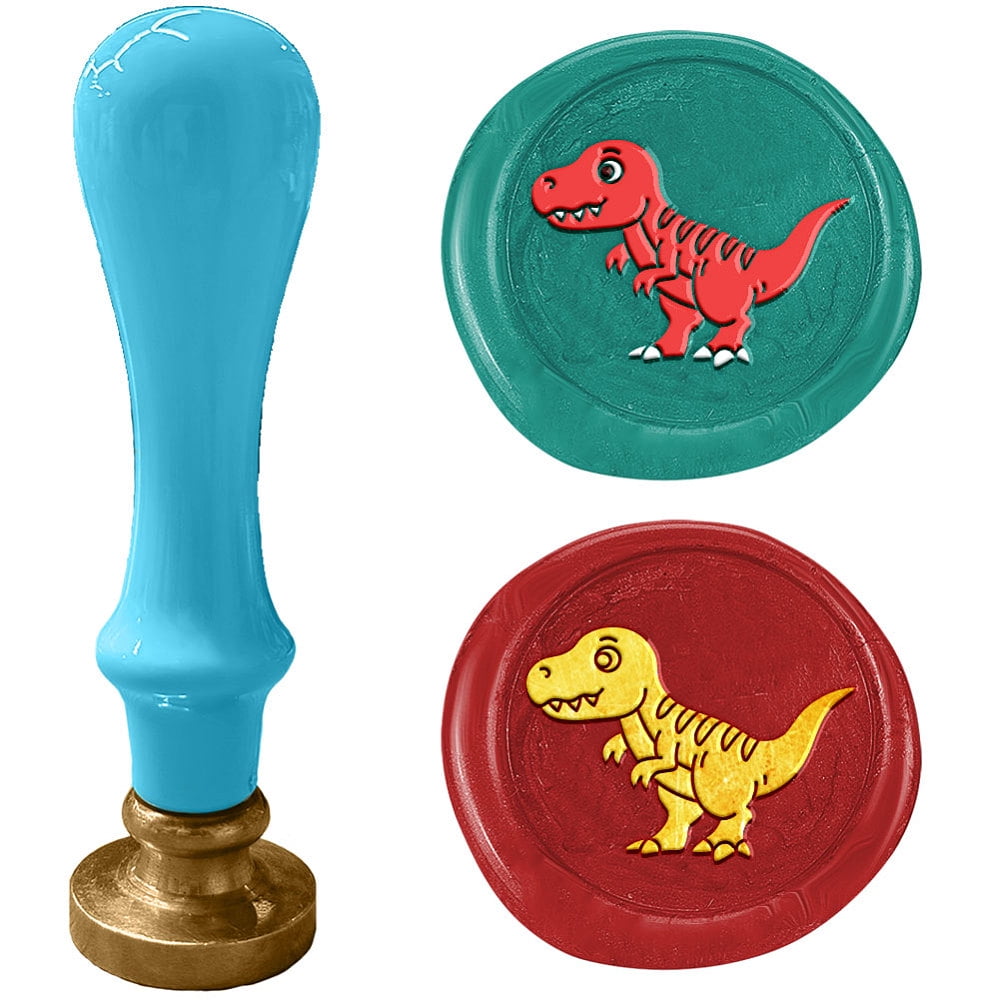 Cartoon T. rex Wax Sealing Stamp Dinosaur Wax Seal Stamp 1" Brass Head ...