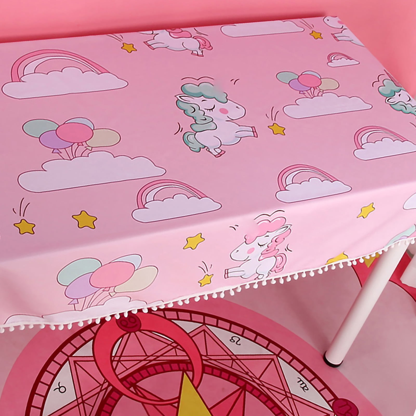 Cartoon Tablecloth Beautiful Cute Cartoon Decorative Table Cover for ...