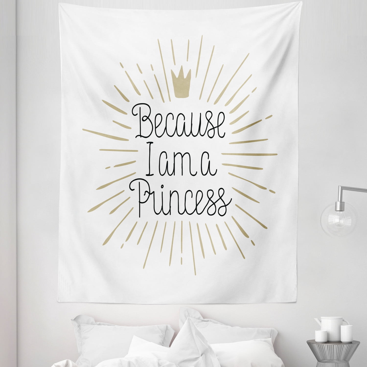 Cartoon Tapestry, Because I am a Cartoon Calligraphy Hand Drawn ...