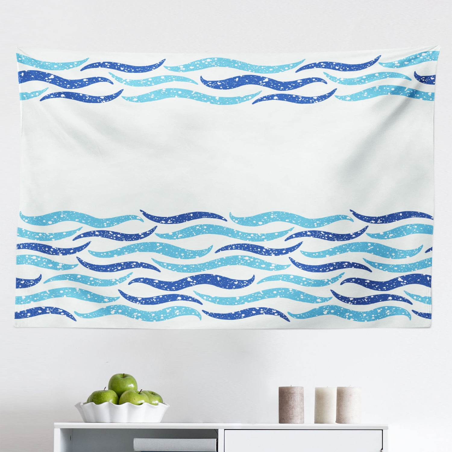 Cartoon Tapestry, Design Owls Deers Birds Rabbits Nature Flower Image ...