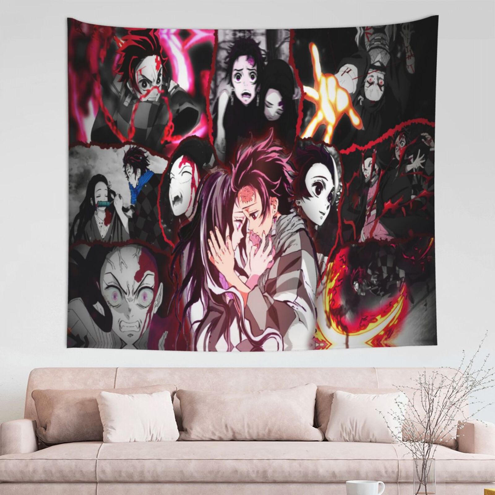 Cartoon Tapestry Wall Hanging 60x51 Inch Bohemian Tapestries Bedroom ...