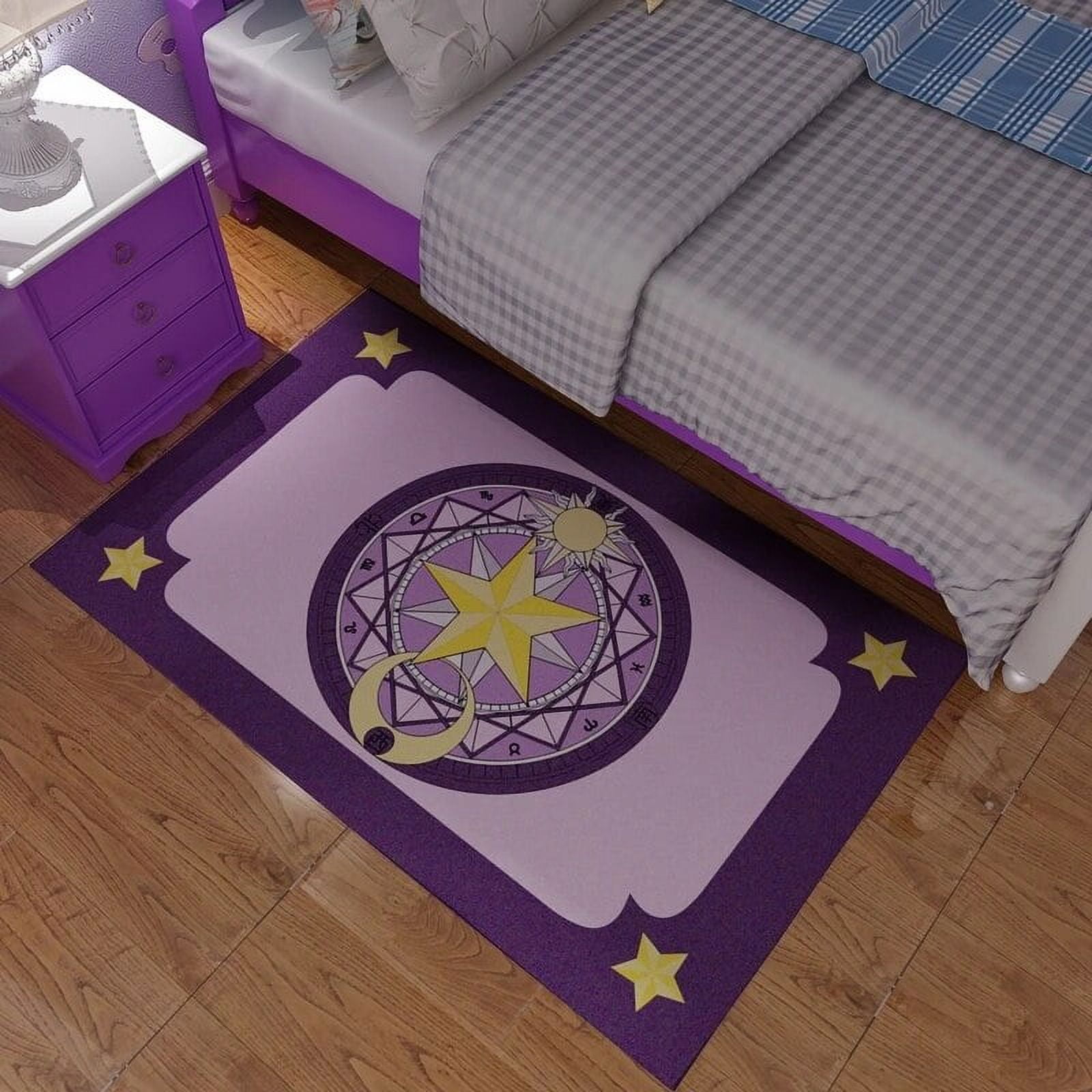 Cartoon Tarot Cards Magic Card Magic Array Carpet Sofa Rectangular ...