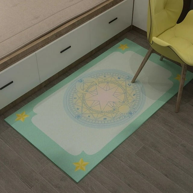 Cartoon Tarot Cards Magic Card Magic Array Carpet Sofa Rectangular ...