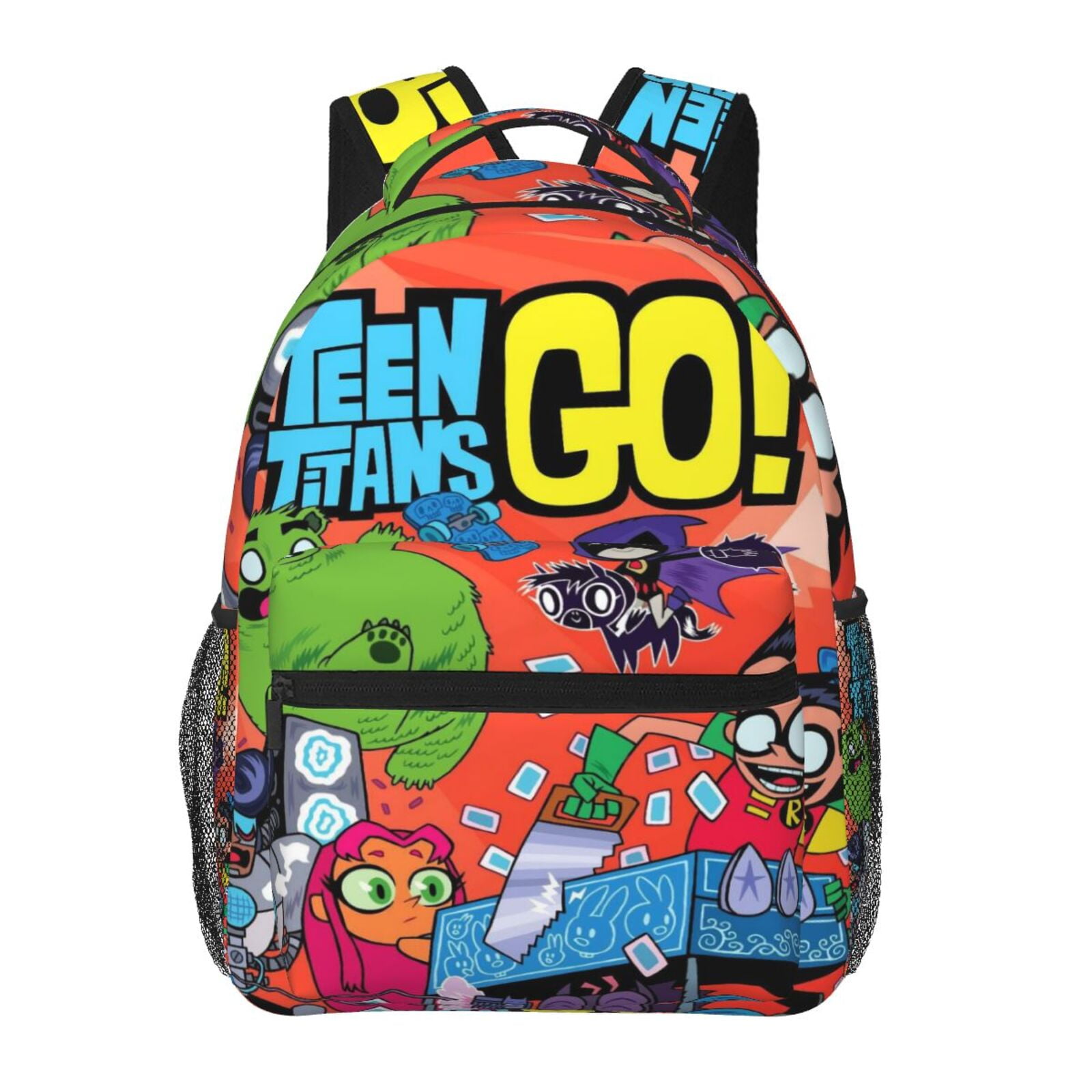 Cartoon Teen Titans Go Backpacks Large Capacity Travel Backpack Book ...