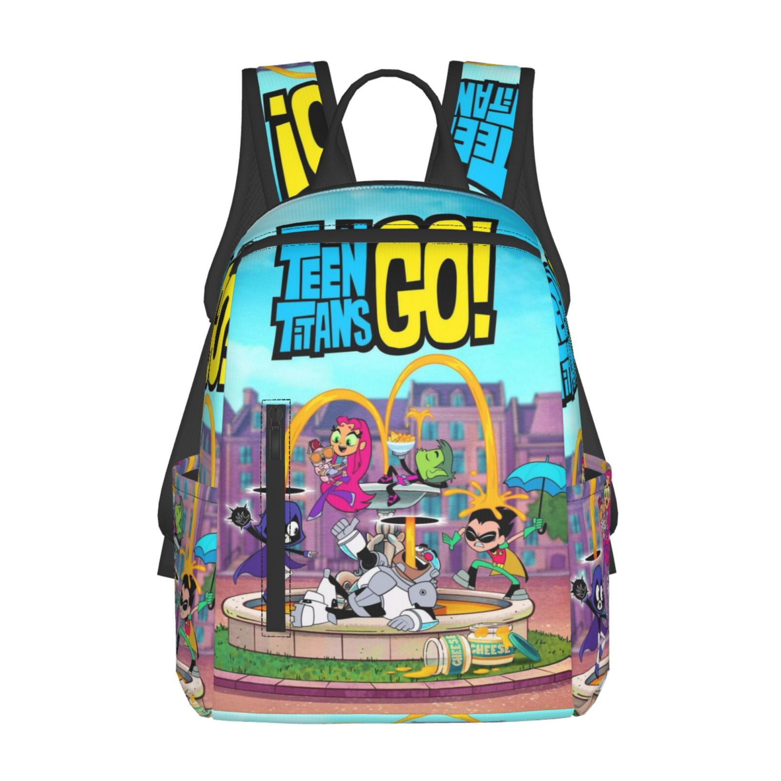 Cartoon Teen Titans Go Backpacks Large Capacity Travel Backpack Book ...