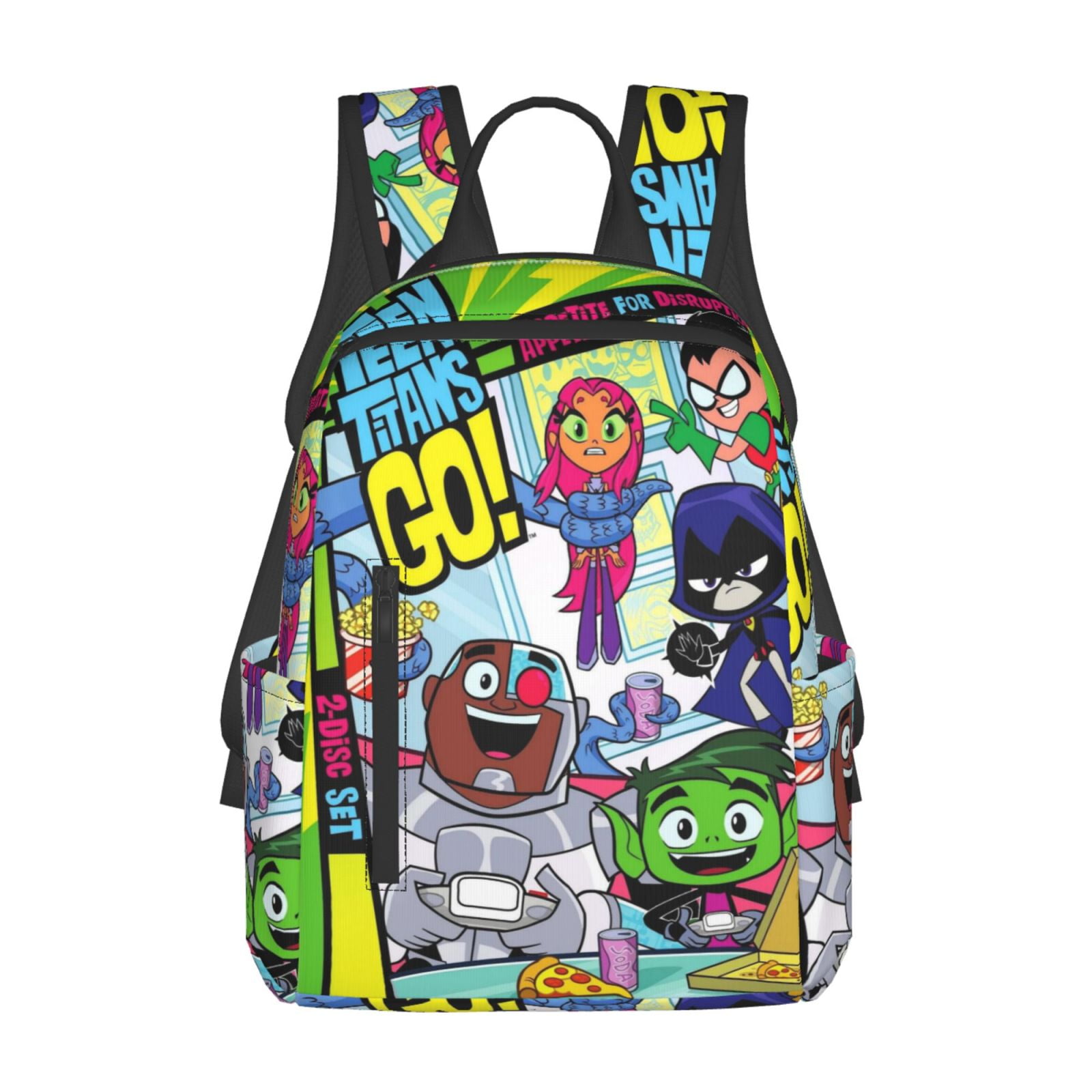 Cartoon Teen Titans Go Backpacks Large Capacity Travel Backpack Book ...