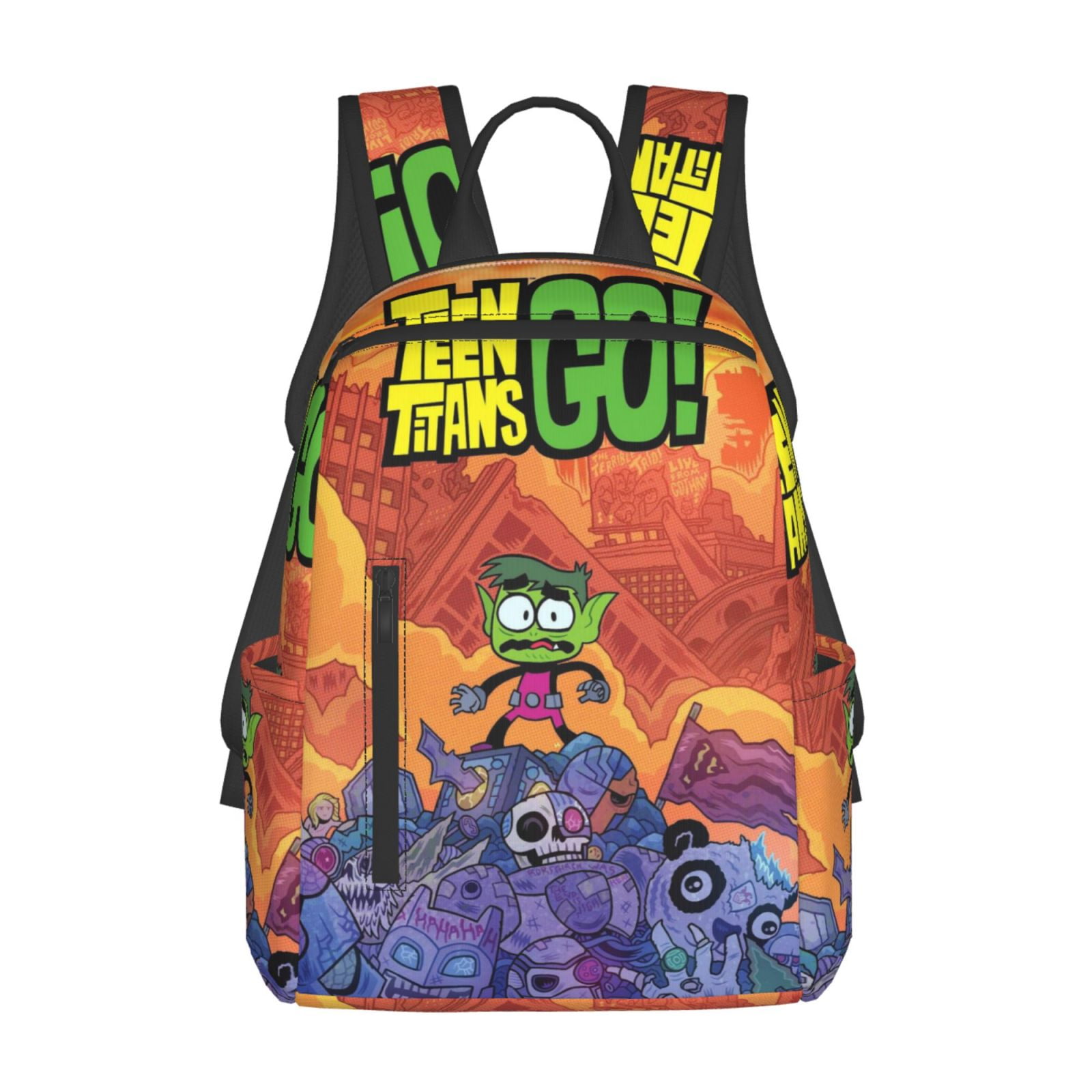 Cartoon Teen Titans Go Backpacks Large Capacity Travel Backpack Book ...