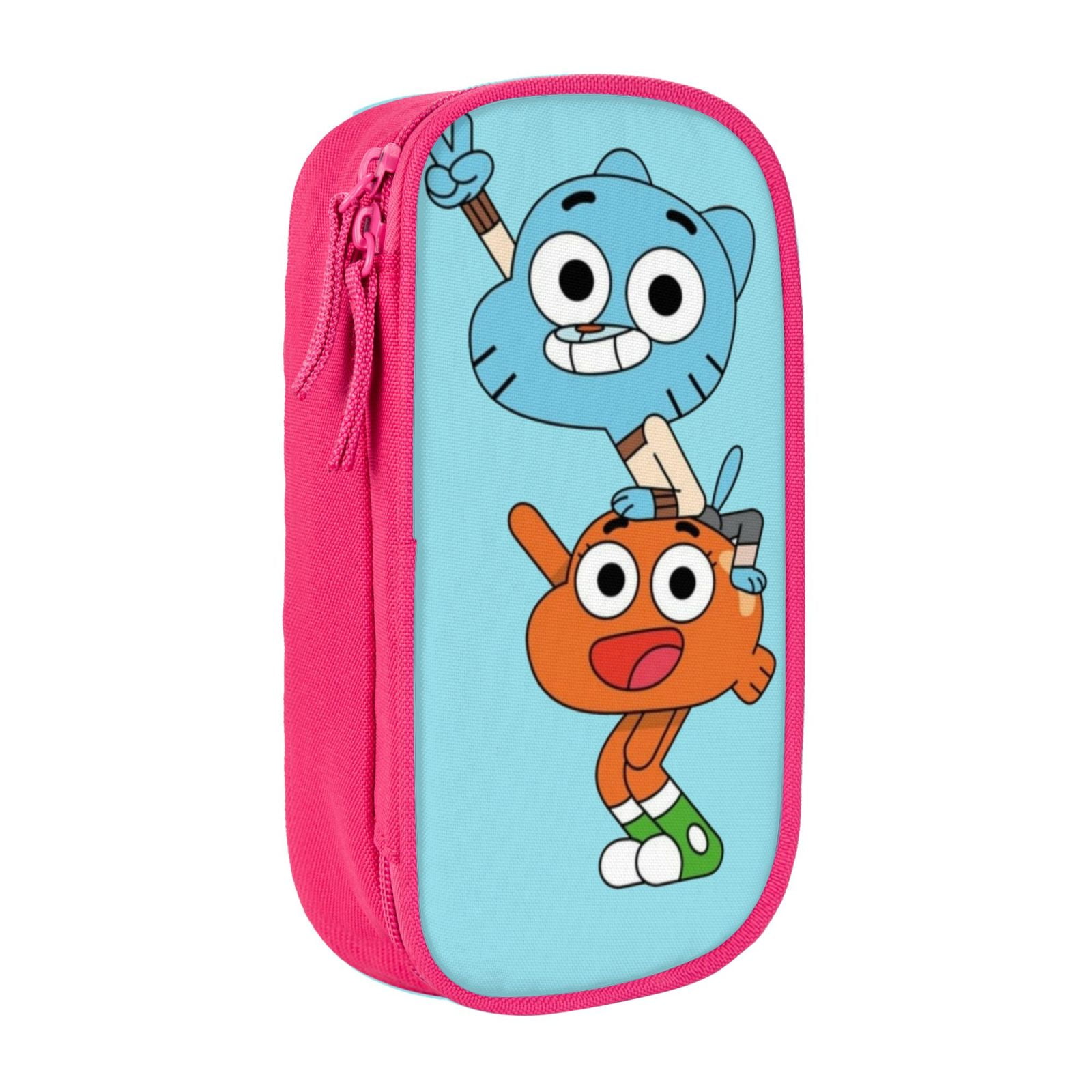 Cartoon The Amazing World of Gumball Pencil Case Large Capacity ...