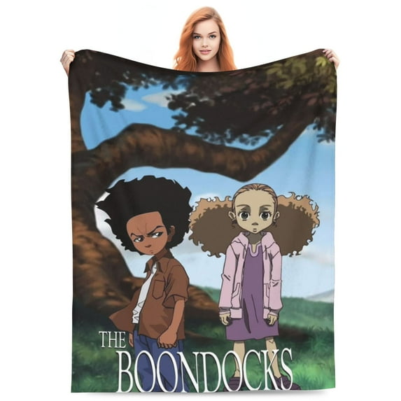 Cartoon The Boondocks Blanket Ultra-Soft Micro Fleece Flannel Blanket ...
