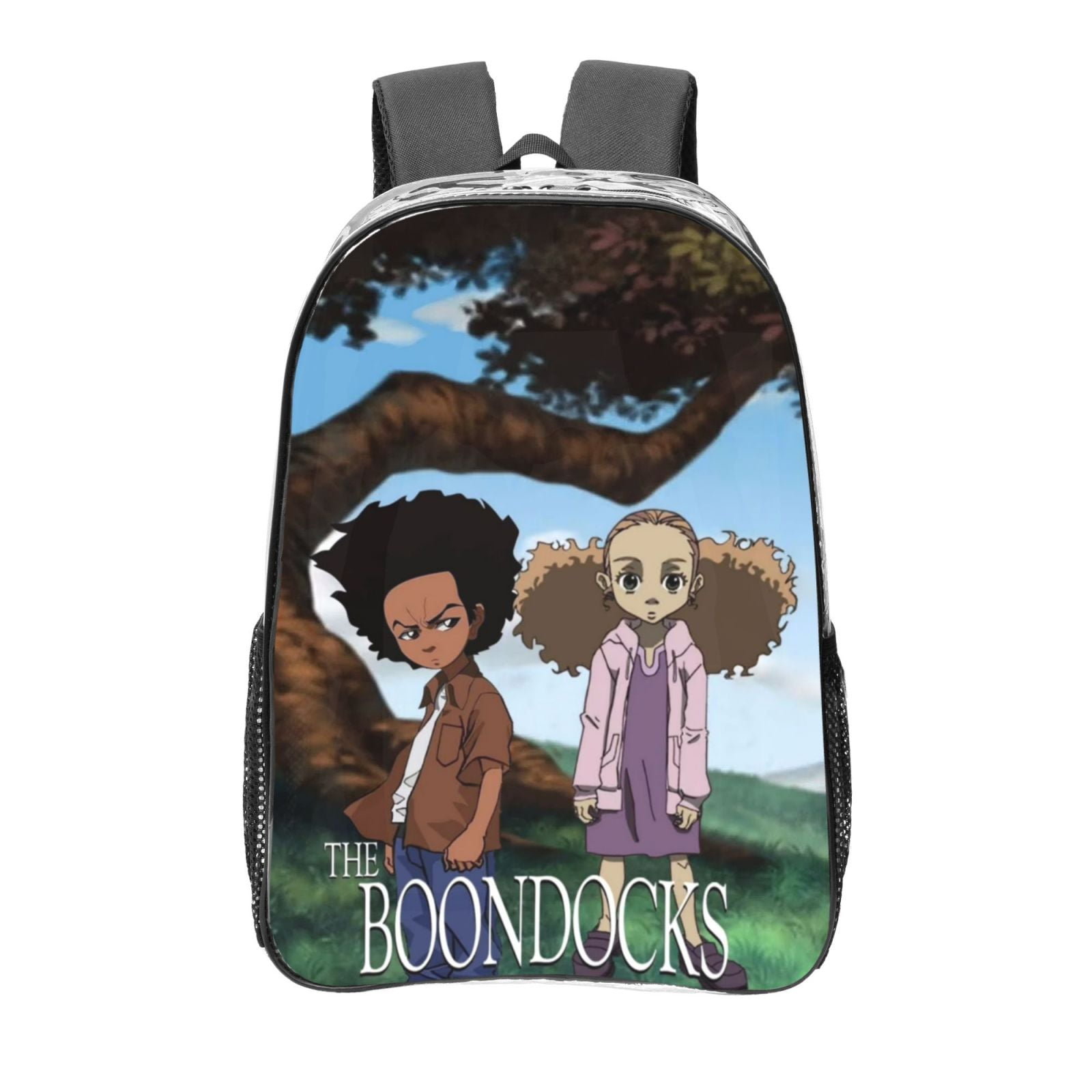 Cartoon The Boondocks Transparent Backpack Adjustable Shoulders Daypack ...
