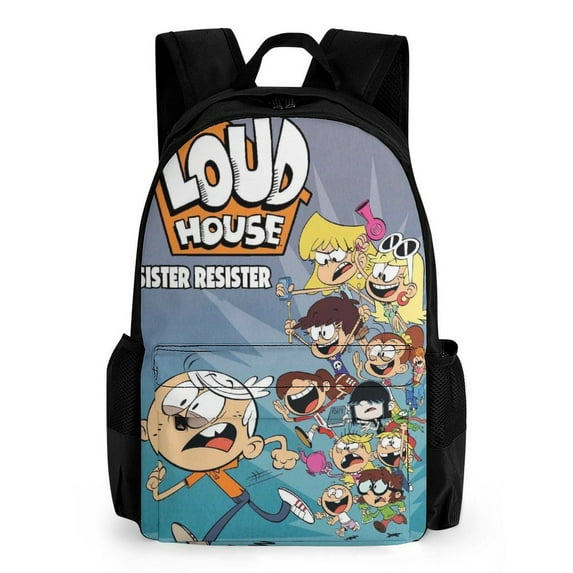 Cartoon The Loud House School Bag Laptop Backpack Large Capacity ...