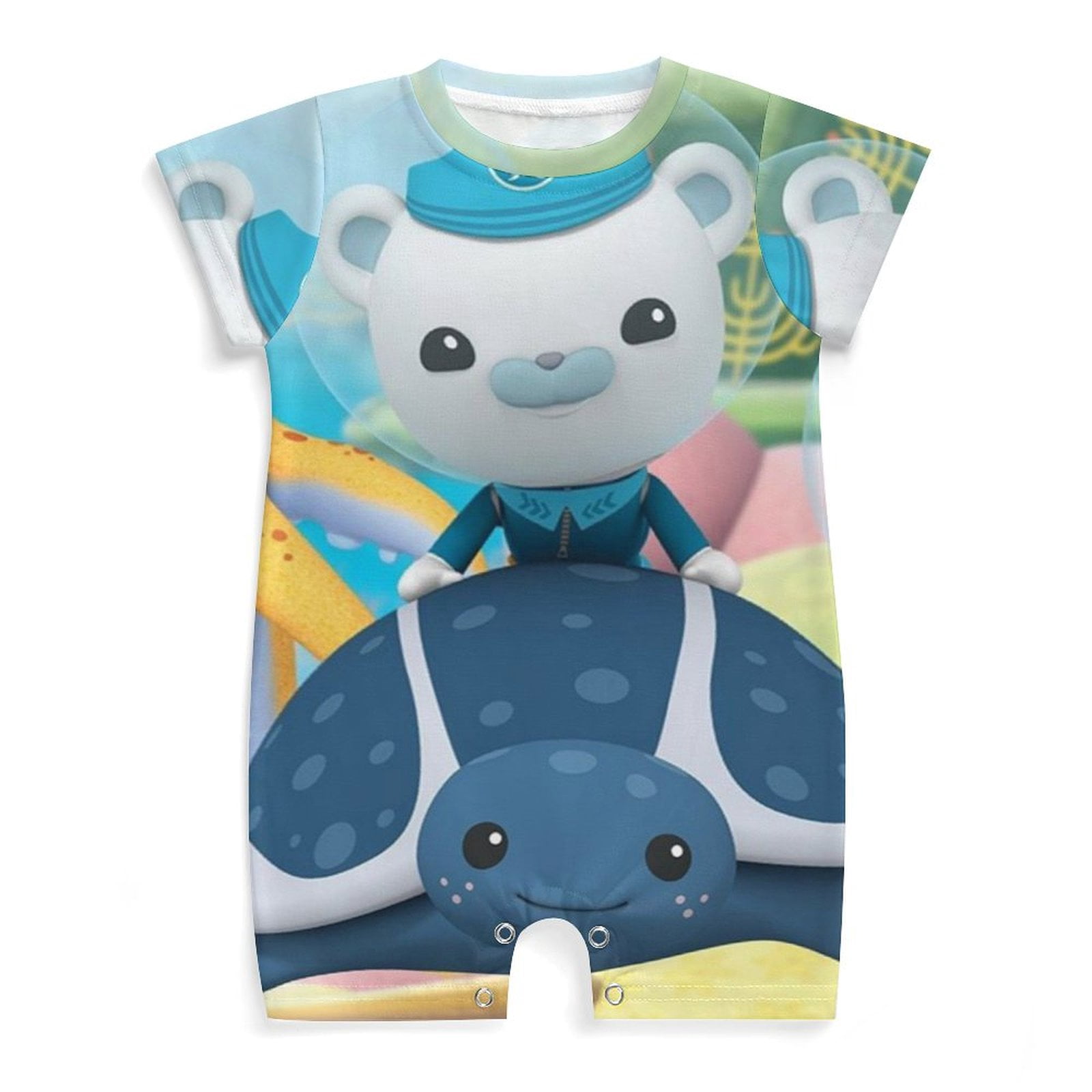 Cartoon The Octonauts Baby Romper Jumpsuit Summer Short Sleeve One ...