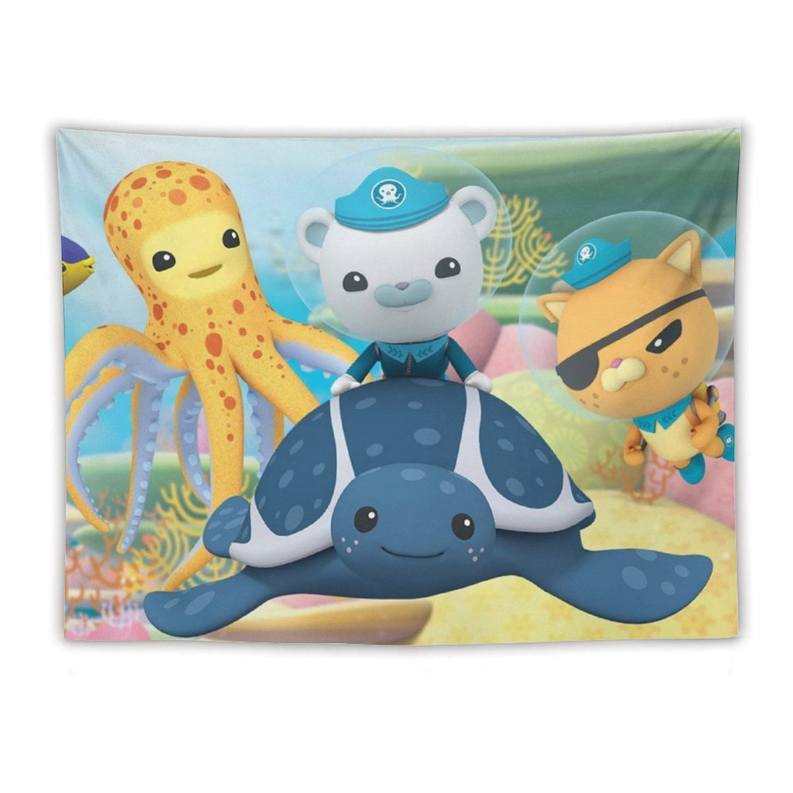 Cartoon The Octonauts Tapestry Luxury Wall Hanging Tapestries Decor ...