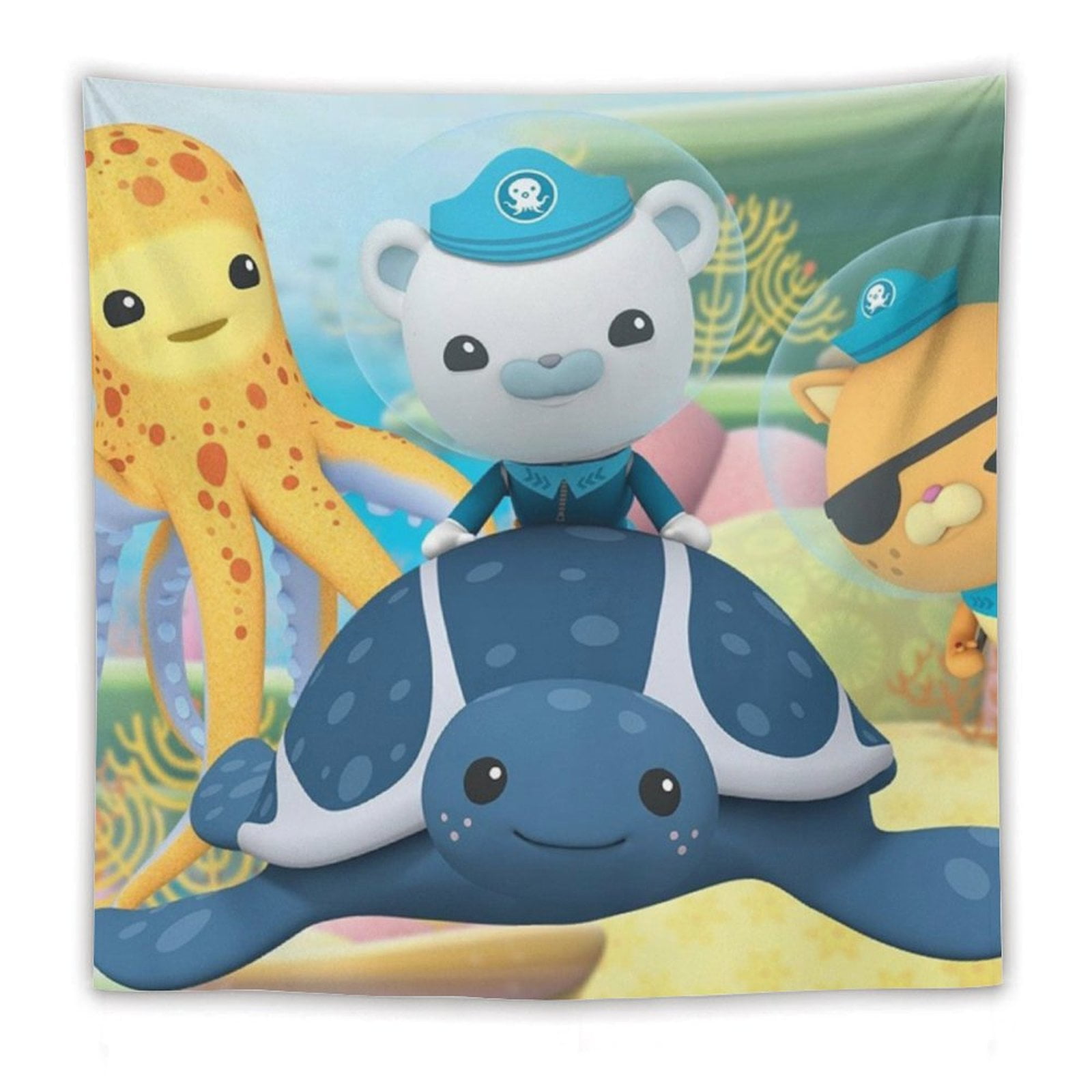 Cartoon The Octonauts Tapestry Luxury Wall Hanging Tapestries Decor ...