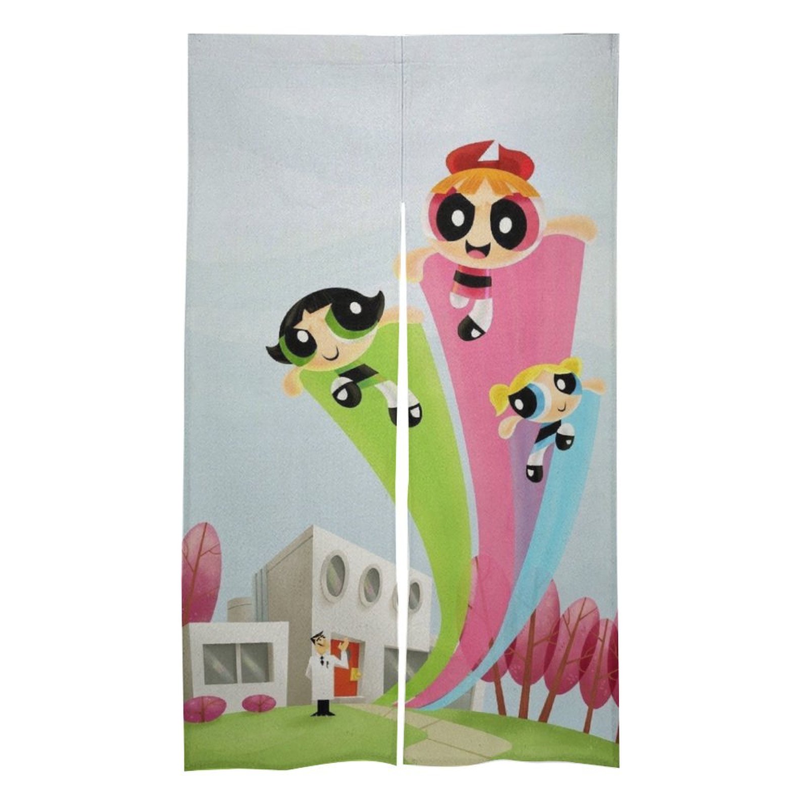 Cartoon The Powerpuff Girls (82) Door Curtain Cute The Powerpuff Girls ...