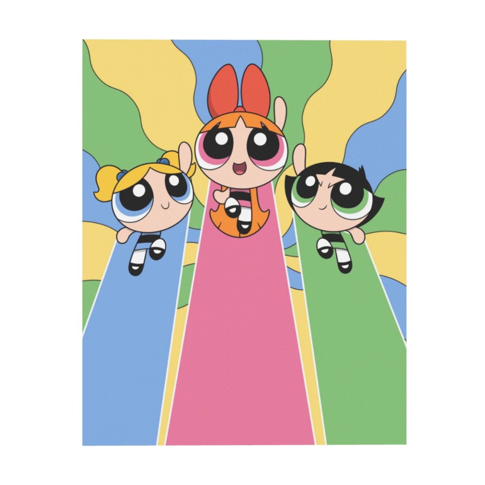 Cartoon The Powerpuff Girls Canvas Decorative Poster Art Picture ...