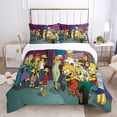 Cartoon The Simp-sons Duvet Cover with 2 Pillow Shams,Luxury Soft ...