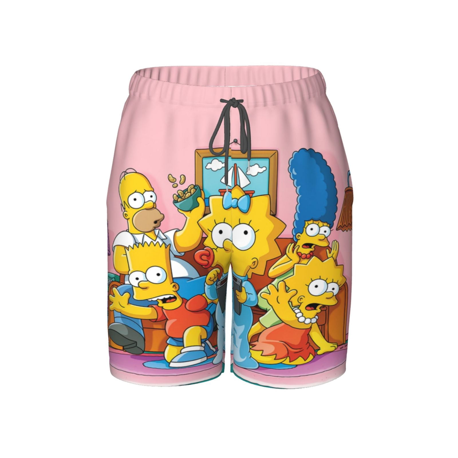Cartoon The Simpsons Boy's Swim Trunks Quick Dry Teen Board Shorts ...