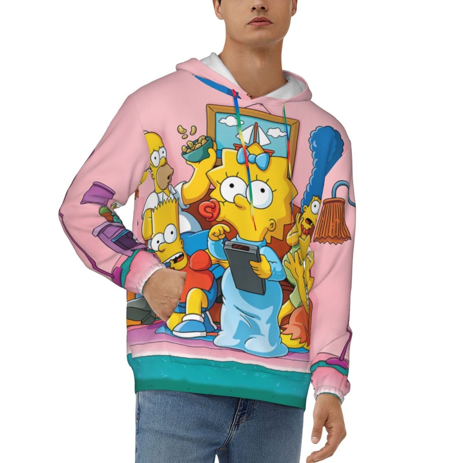 Cartoon The Simpsons Fashion Hoodies For Mens Sweatshirt 3D Printing ...