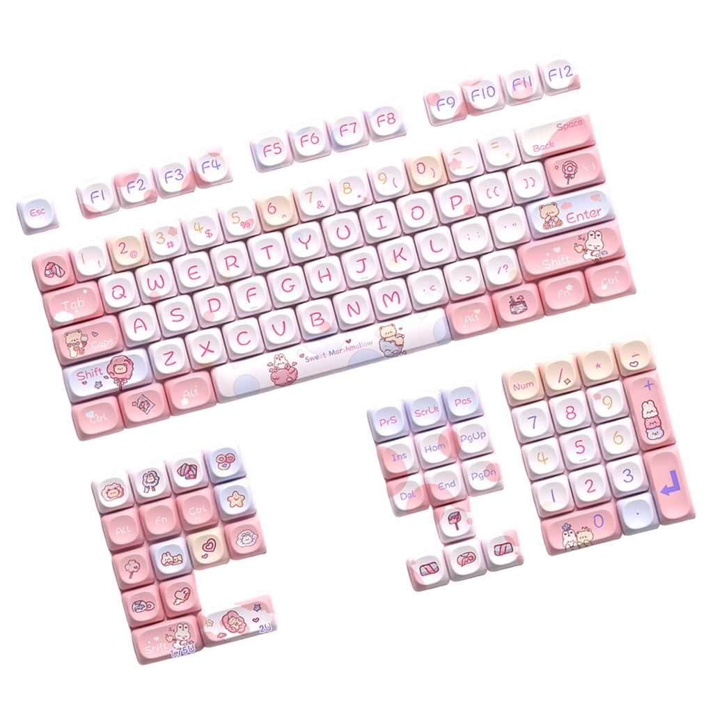 Cartoon Theme Keycaps 120Keys Keycap Full Set Complete Keyboard ...