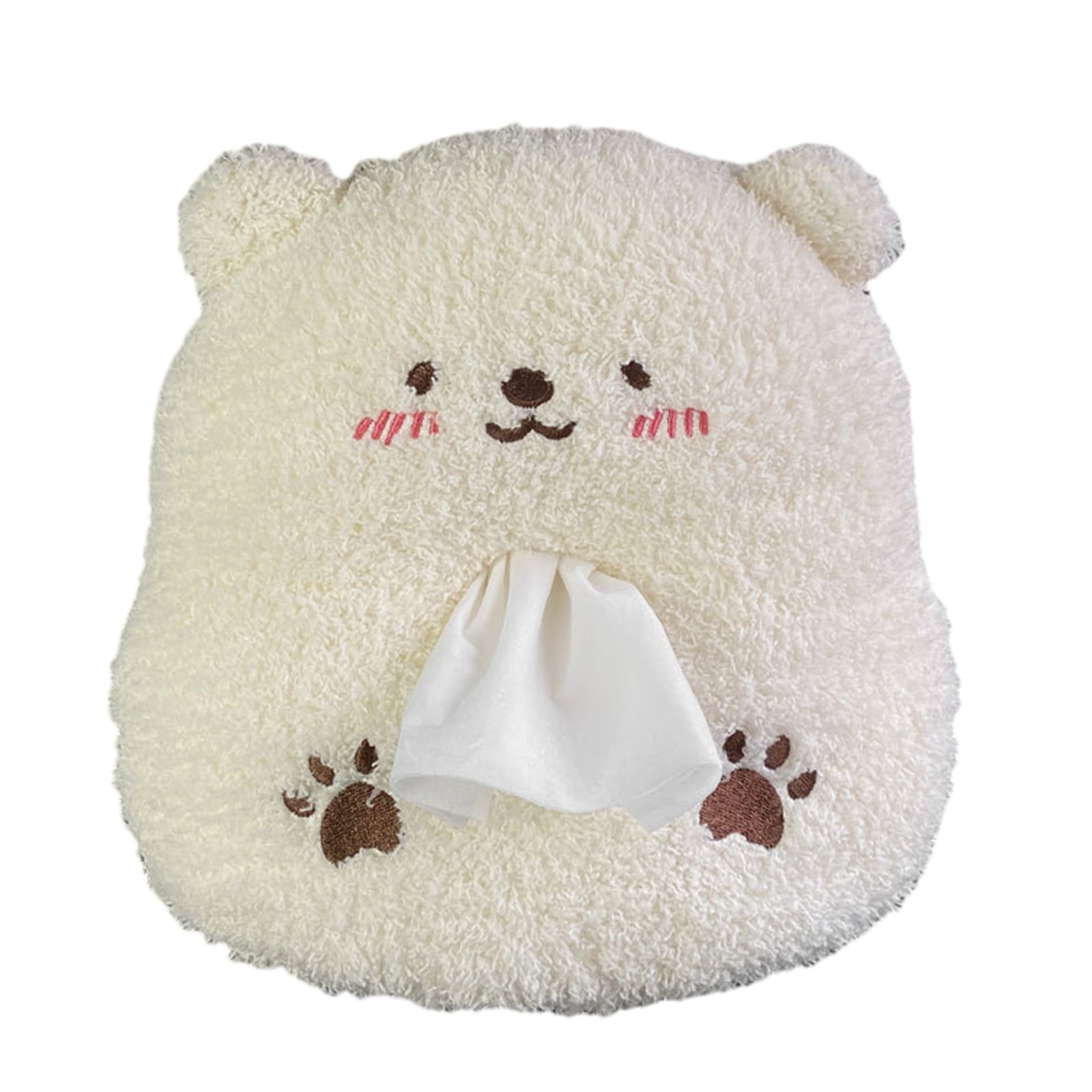 Cartoon Theme Plush Storage Box for Car Tissue Holder, Washable for ...