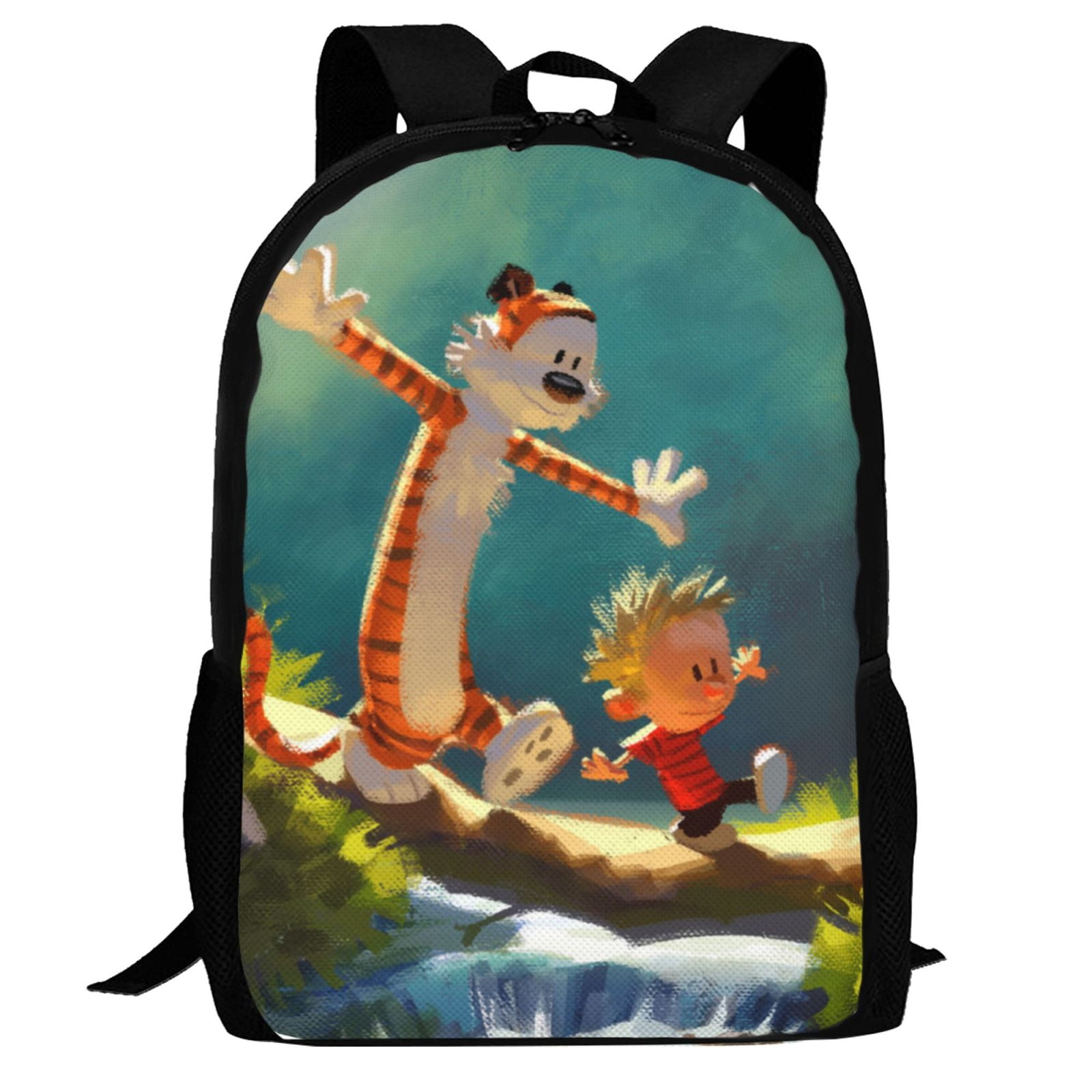Cartoon Tiger Hobbes Backpack With 3D Creative Design Pattern Print ...