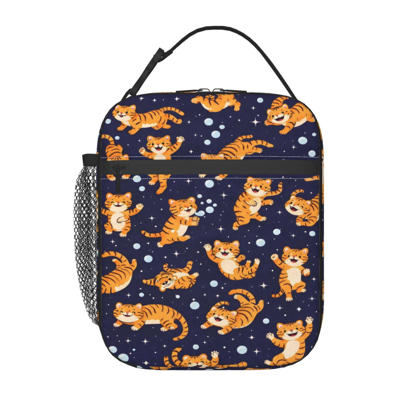 Cartoon Tiger Lunch Bag Portable Thermal Lunch Box for Men and Women ...